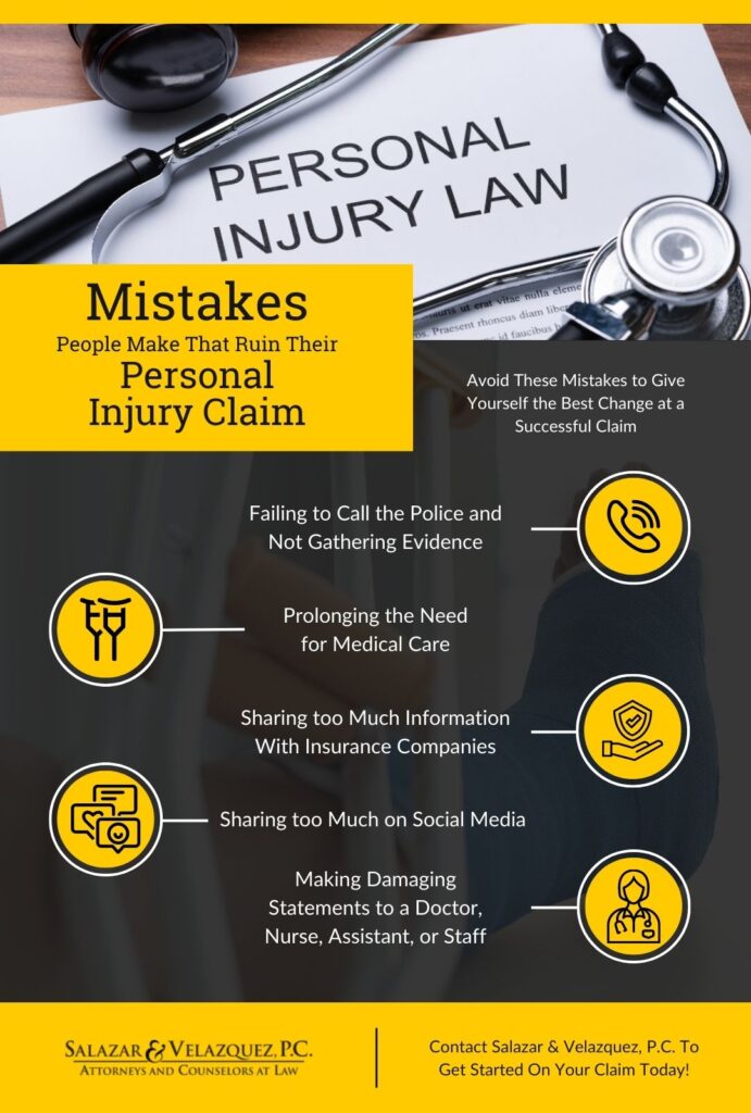 Mistakes People Make That Ruin Their Personal Injury Claim - Salazar ...